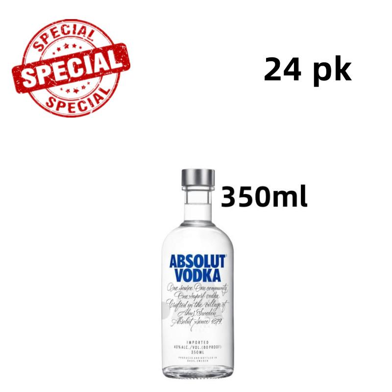 Absolut Vodka 375ml 24pk - Full Case Deal